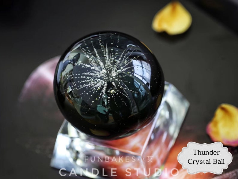 2-in-1 CRYSTAL BALL Candle and Base Making Course Thunder Crystal ...