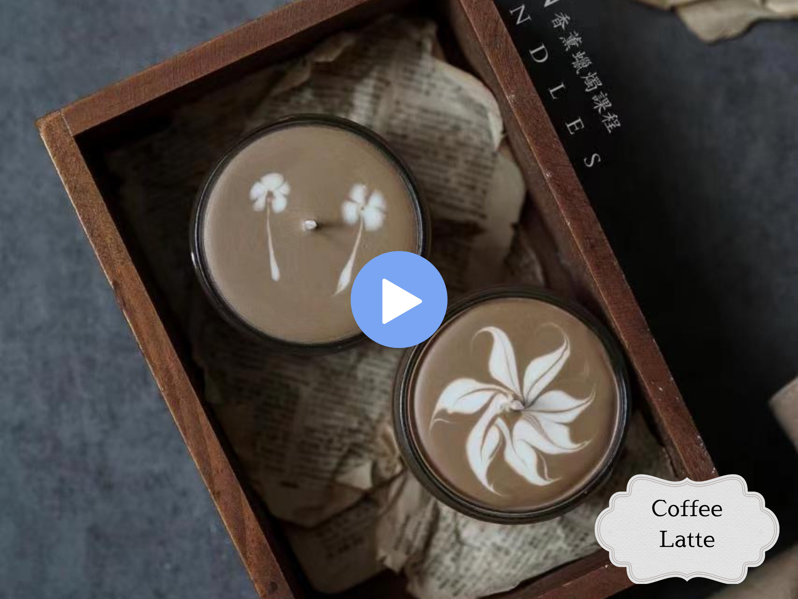 COFFEE LATTE Soft Drink Candle Making Course • Soft Candle Recipe ...