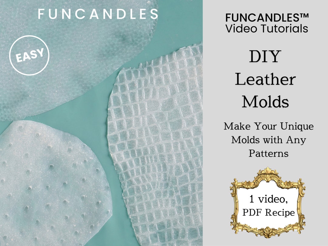 DIY LEATHER MOLD Making Course • Detailed Ratios, Make Unique Silicon ...