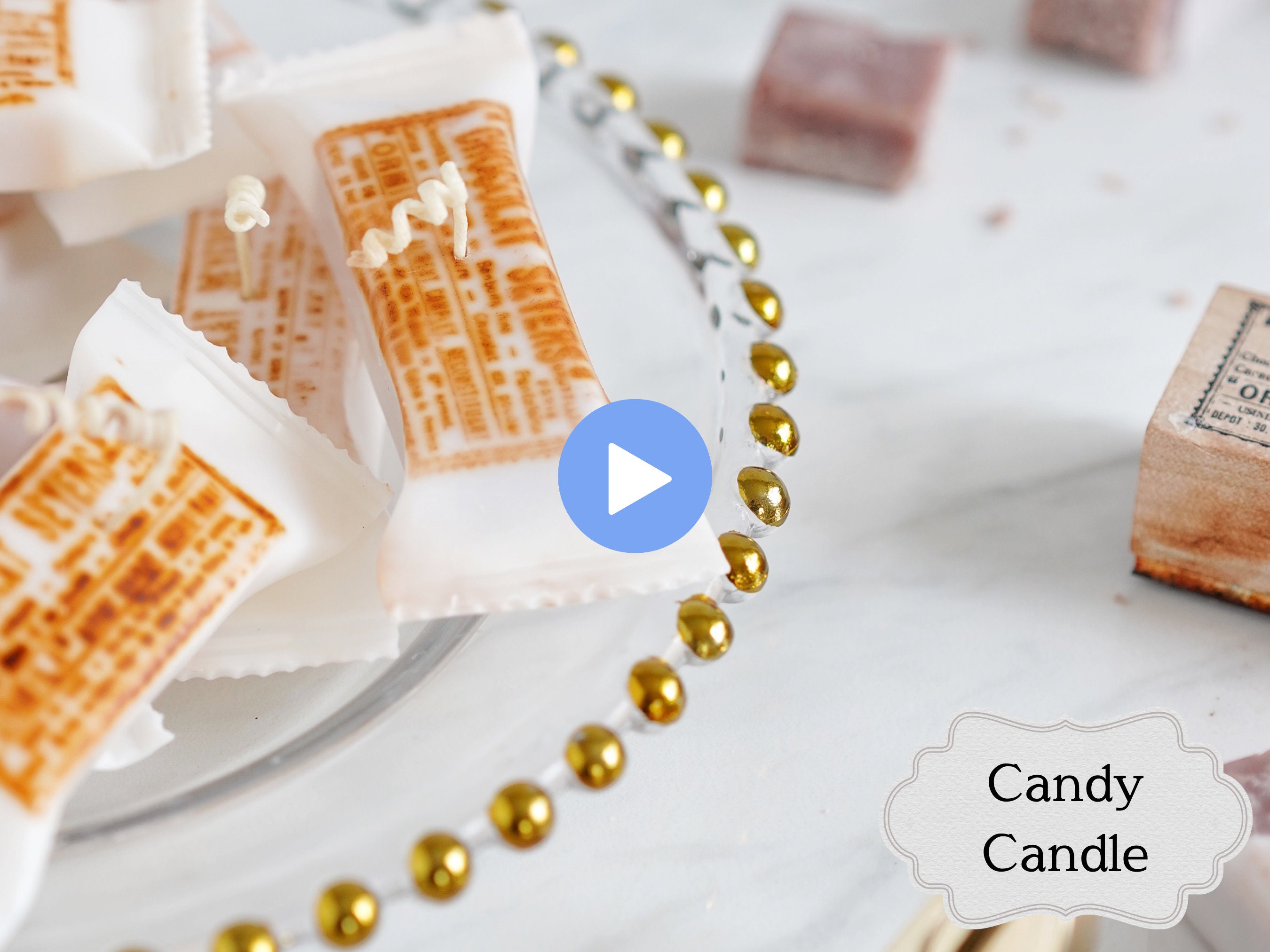CANDY Candle Making Course DIY Pattern on Soy Wax and - Etsy
