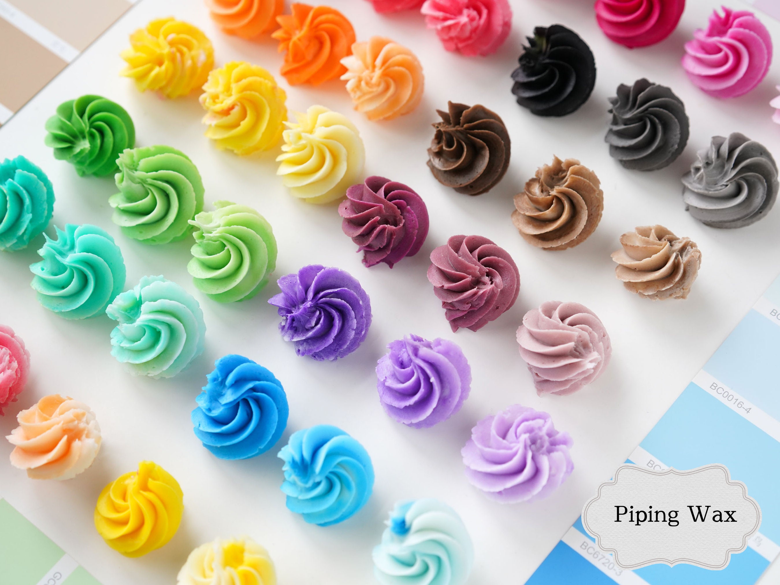 PIPING WAX Candle Making Course • Cream Decor for Cake & Dessert ...
