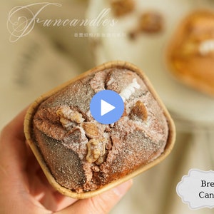 BREAD Baking Candle • Baked Cupcake Candle Recipe, Soy Wax Baking ...