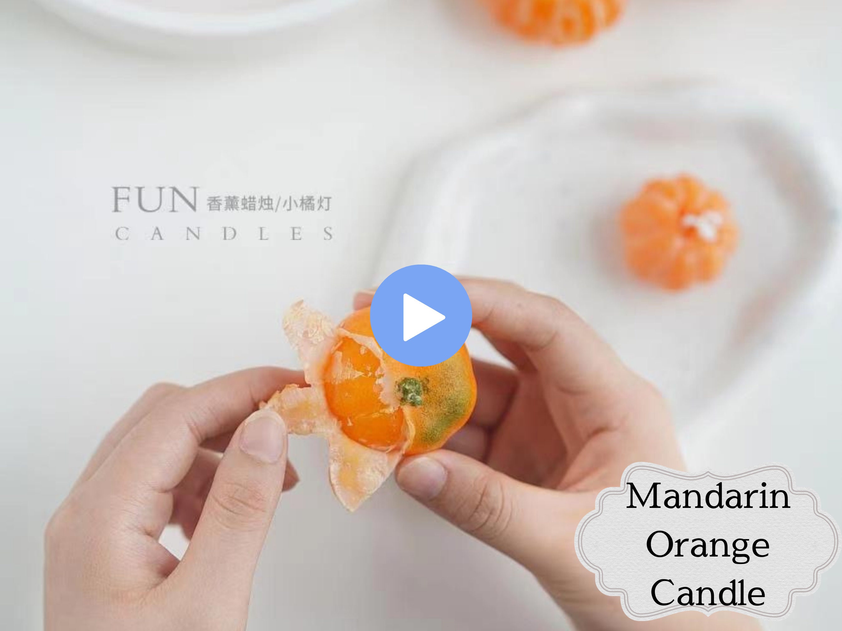 MANDARIN ORANGE Fruit Candle Making Course • Soy Wax, Beeswax Candle ...
