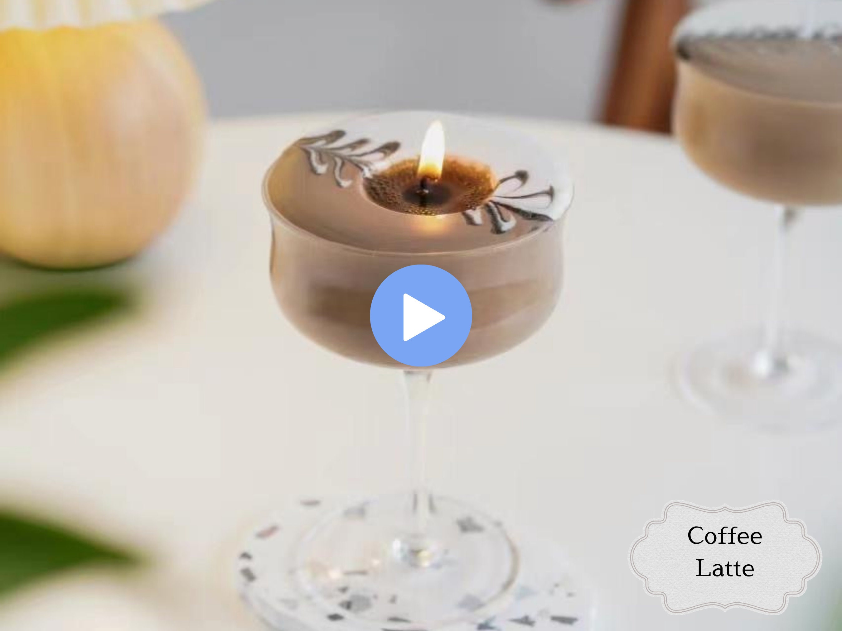 COFFEE LATTE Soft Drink Candle Making Course • Soft Candle Recipe ...