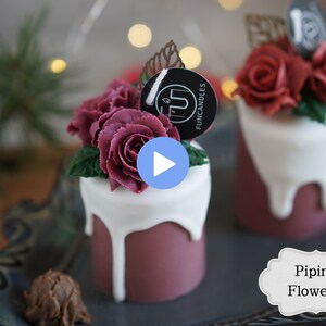 FLOWER PIPING WAX Candle Making Course Super Smooth Wax for Piping ...