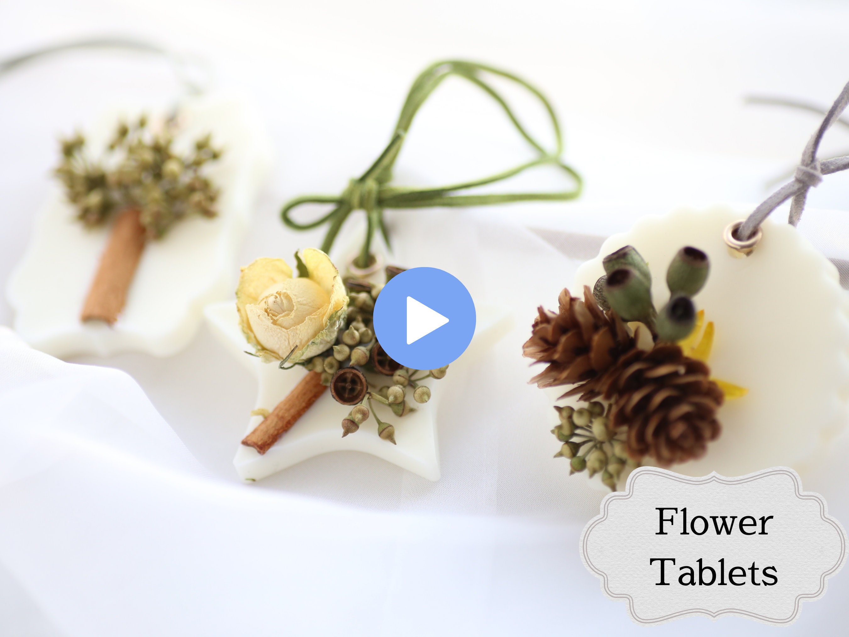FLOWER TABLETS Candle Making Course Scented Tablet for - Etsy