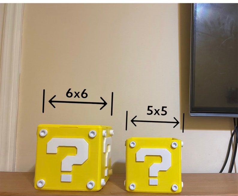 Super Mario Question Mark Storage Box - Etsy