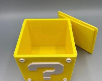 Super Mario Question Box | Etsy