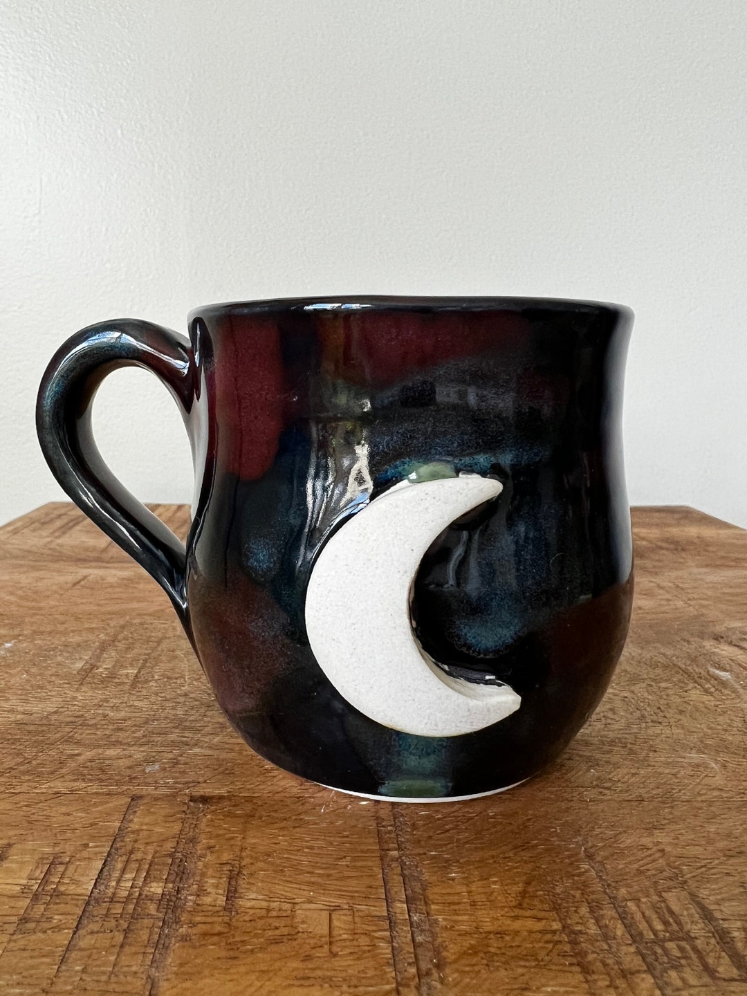 Handmade Coffee Mug, Lunar, Moon Phases, Small Mug, Gift for Tea Lover ...