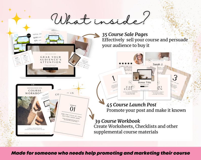 Course Creator Canva Template Bundle, Online Course Canva Templates ... Course Creator Canva Template Bundle, Online Course Canva Templates ...