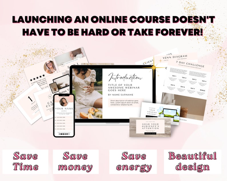 Course Creator Canva Template Bundle, Online Course Canva Templates ... Course Creator Canva Template Bundle, Online Course Canva Templates ...