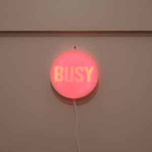 3" Busy Work Indicator on Call Light Sign - USB Powered With Switch - Etsy