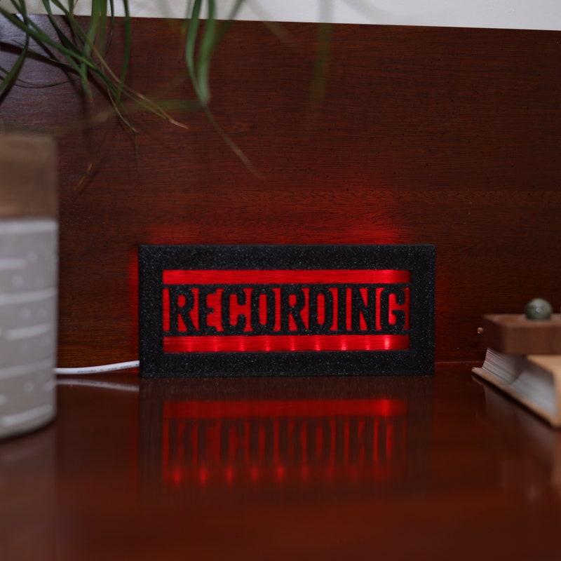 Recording Light - Etsy