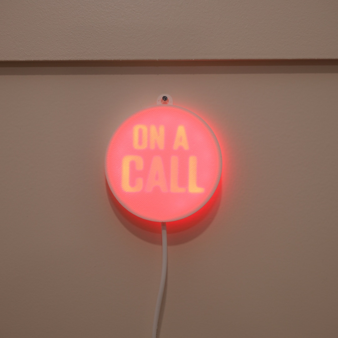 3" Busy Work Indicator on Call Light Sign - USB Powered With Switch - Etsy