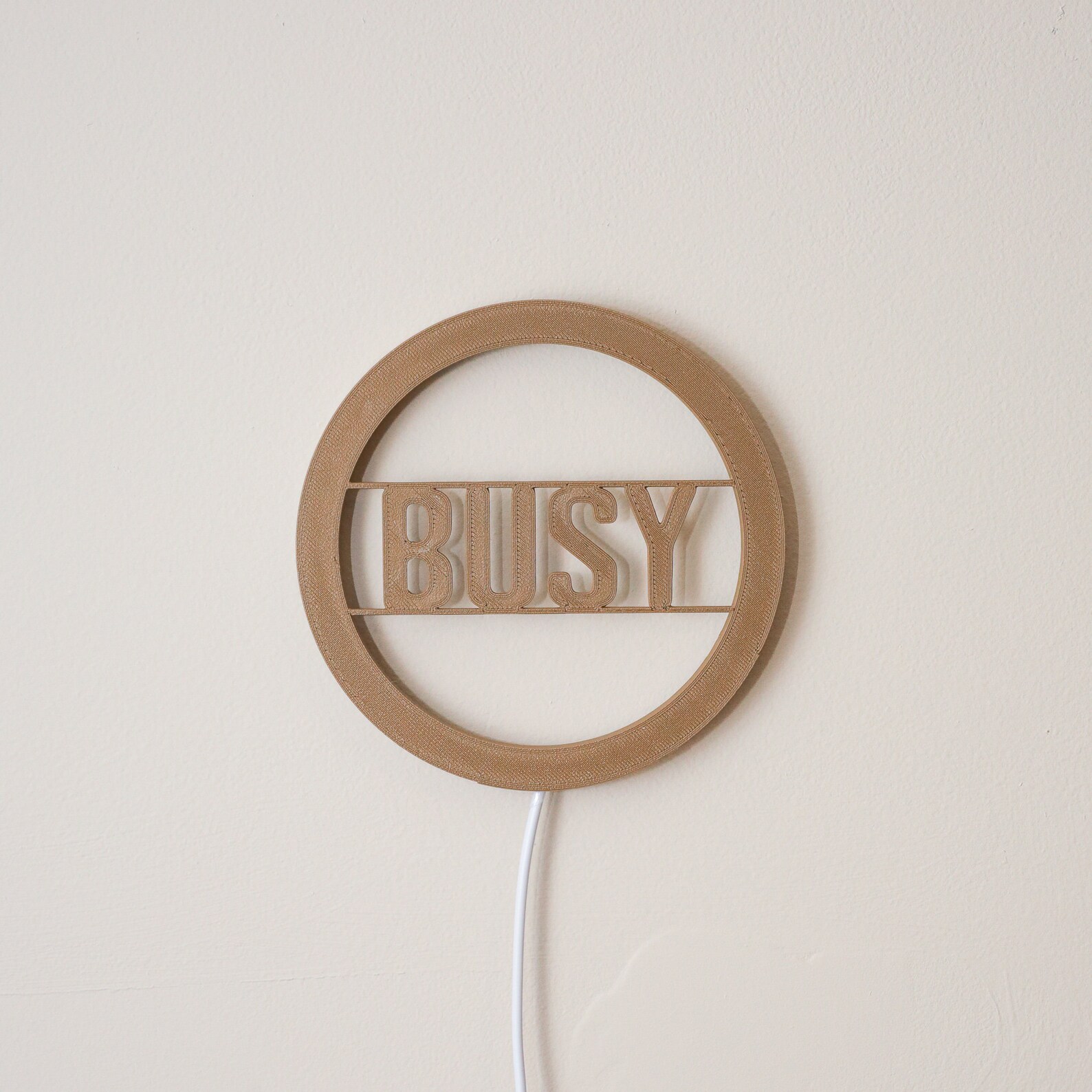 Busy USB Light - 5-inch Business Meeting Work From Home LED Neon Sign ...