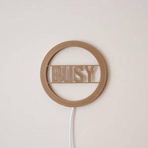 Busy USB Light - 5-inch Business Meeting Work From Home LED Neon Sign ...