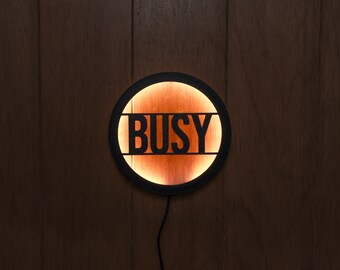 Busy Light Sign - Etsy