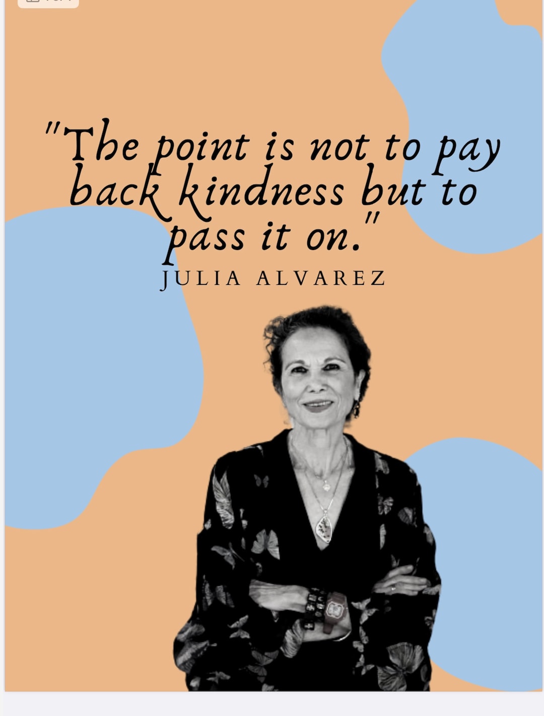 Julia Alvarez Quote Poster - Etsy