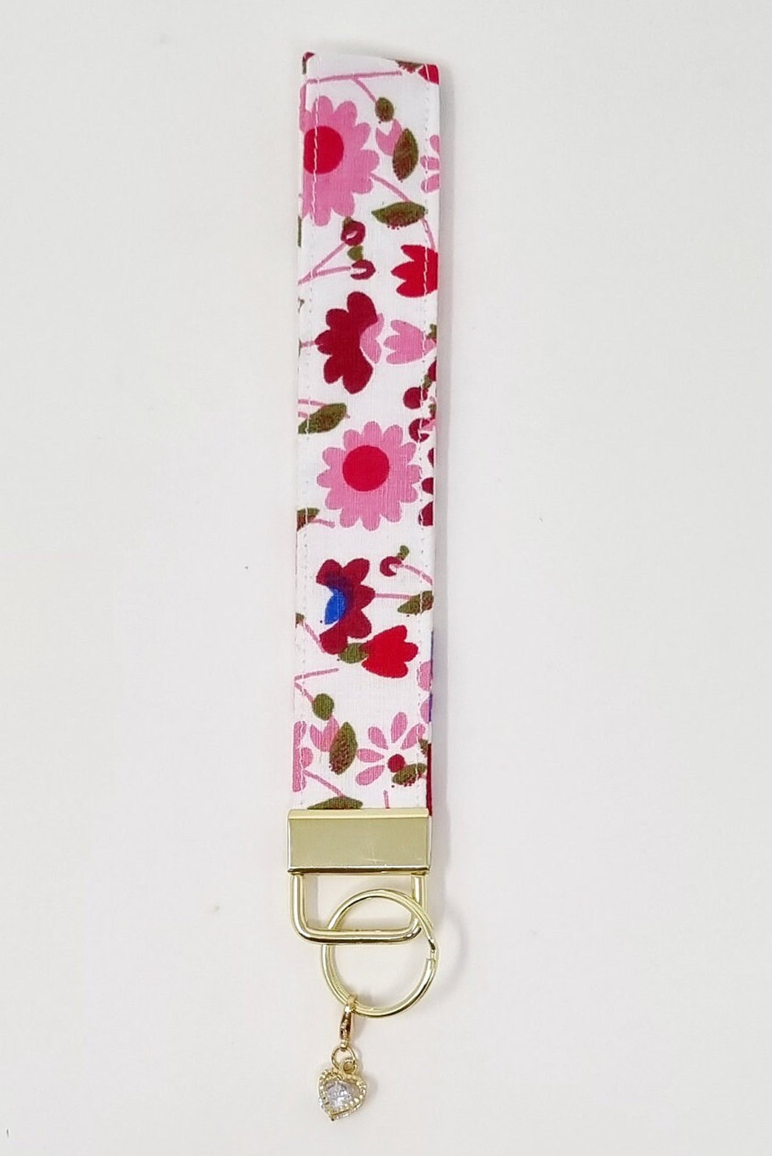 Key Holder Fabric Key Chain Fabric Key Wristlet Handmade - Etsy UK