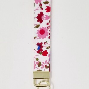 Key Holder Fabric Key Chain Fabric Key Wristlet Handmade - Etsy UK
