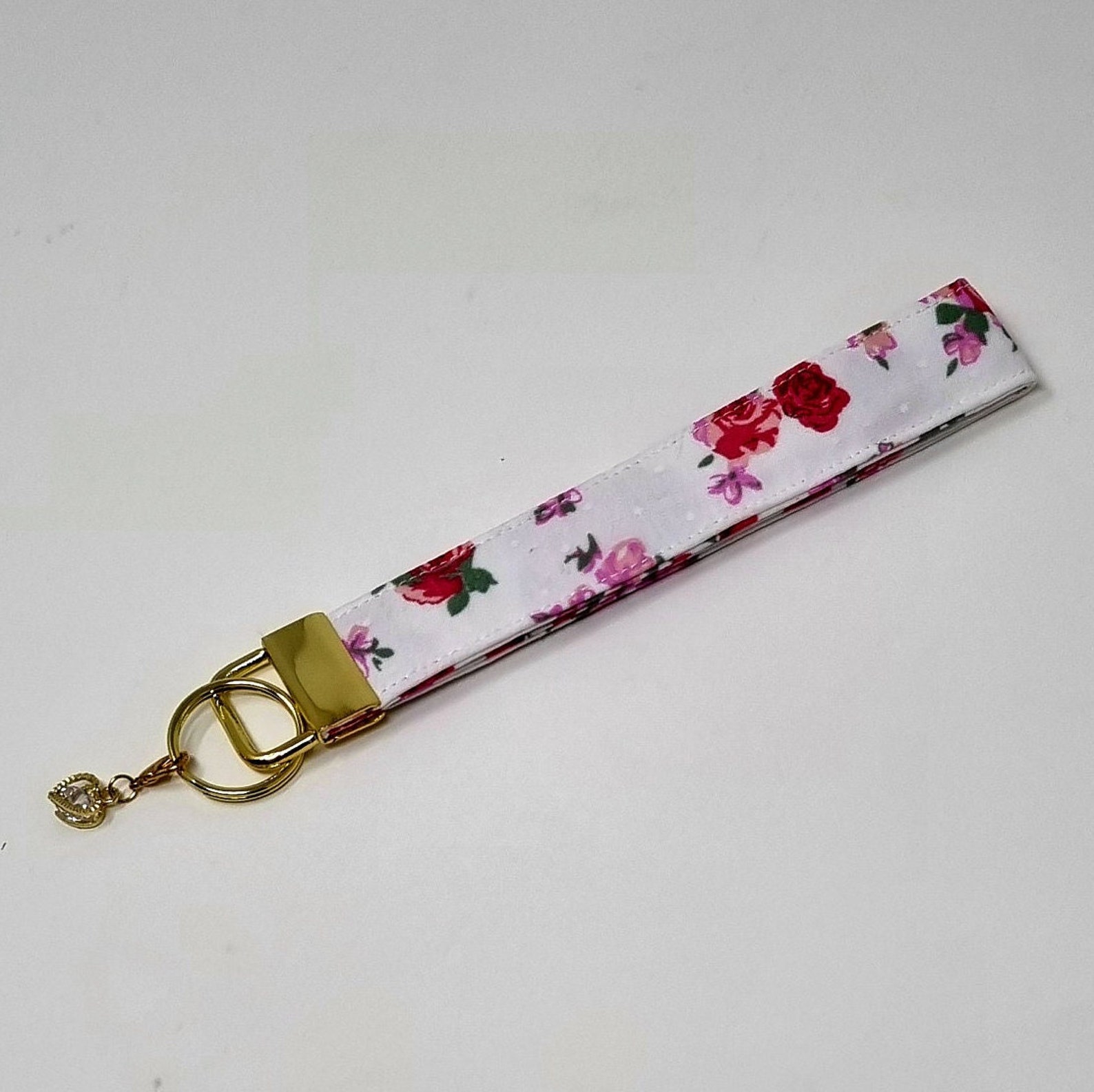Key Holder Fabric Key Chain Fabric Key Wristlet Handmade - Etsy UK