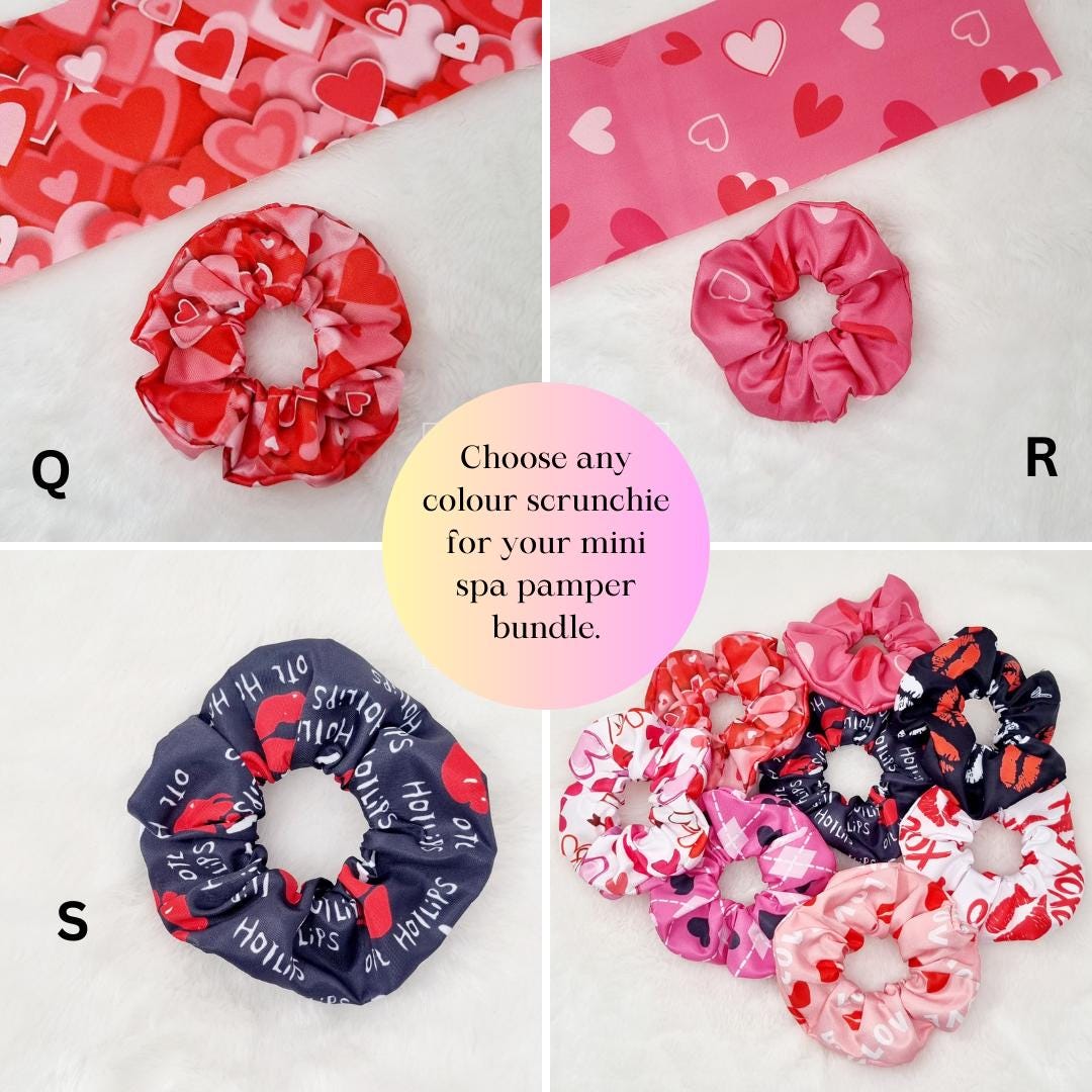 Mini Spa Pamper Set With Satin Scrunchie, Choose Your Style, Perfect ...