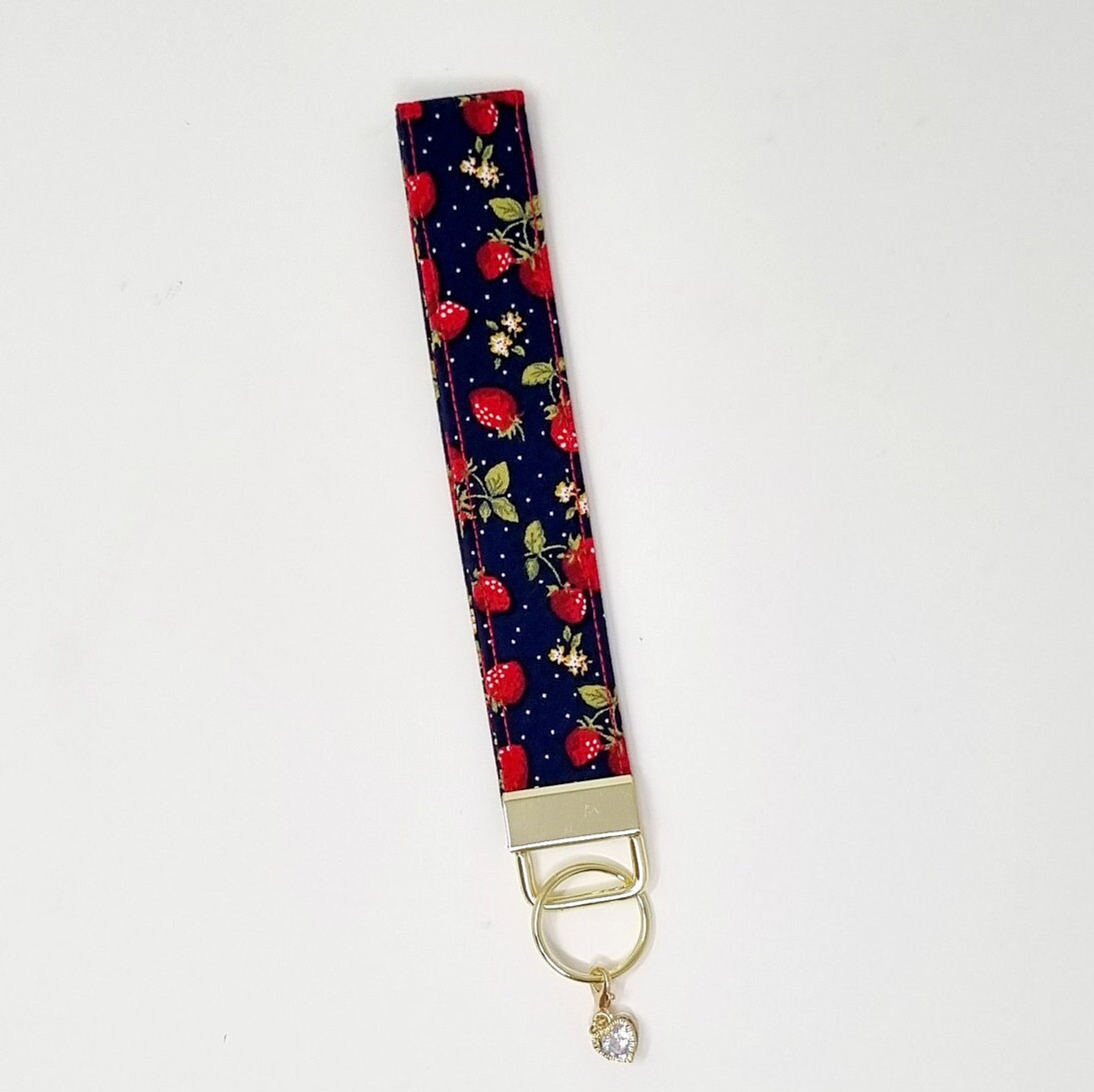 Key Holder Fabric Key Chain Fabric Key Wristlet Handmade - Etsy UK