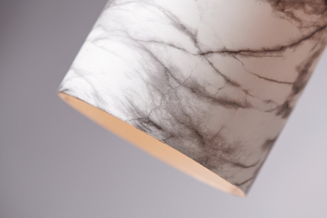 Luxury Modern Indoor Pendant Light With Faux Marble Finish ...