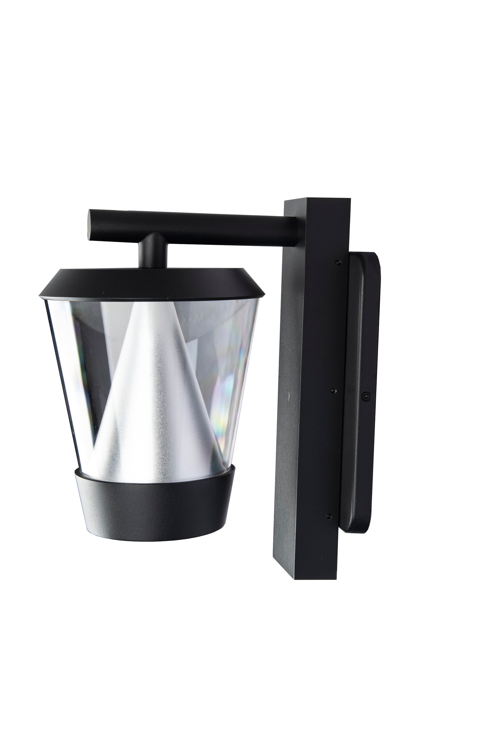 Outdoor Modern Wall Lantern With Integrated Led's and Unique Reflective ...
