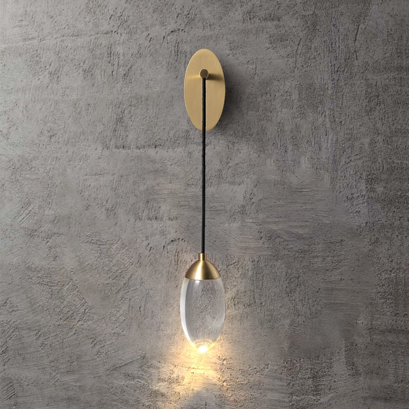 Raindrop Wall Sconce with Adjustable Cord