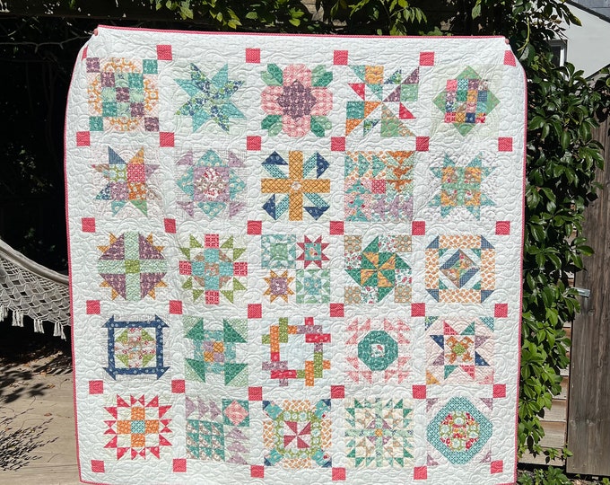 The Gorgeous Sampler Quilt - Etsy