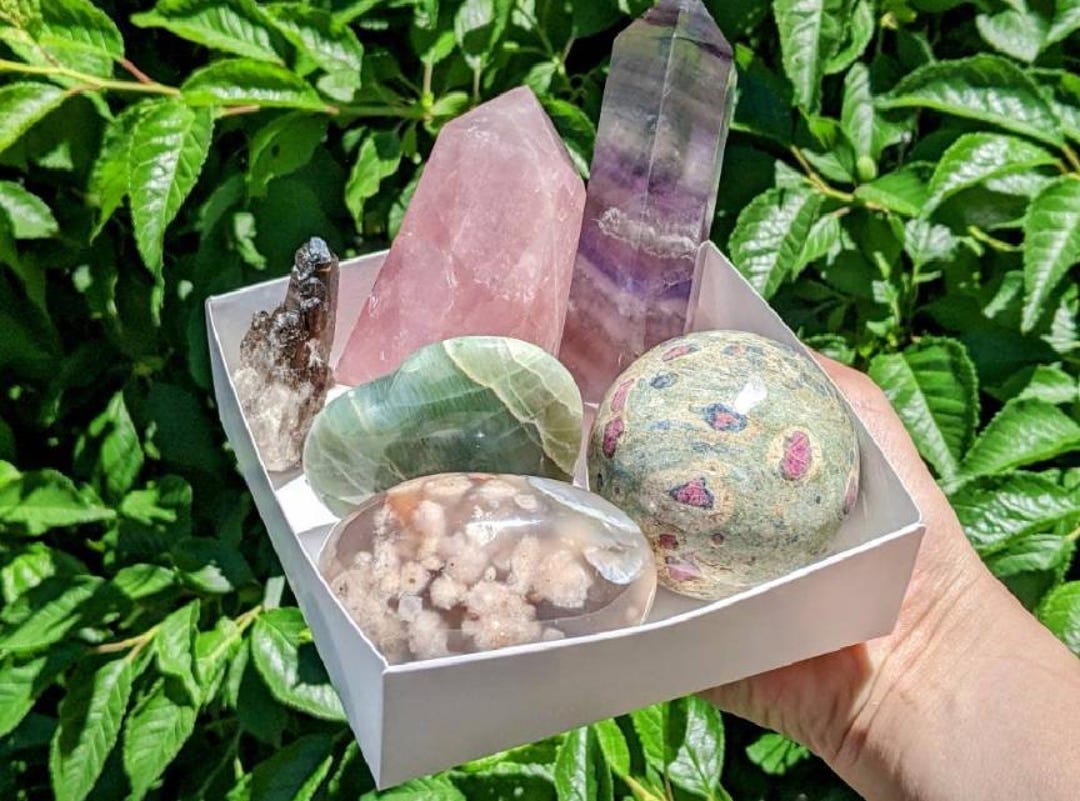 Intuitively Chosen Crystal Bundle Box - Personalized Crystal Reading ...