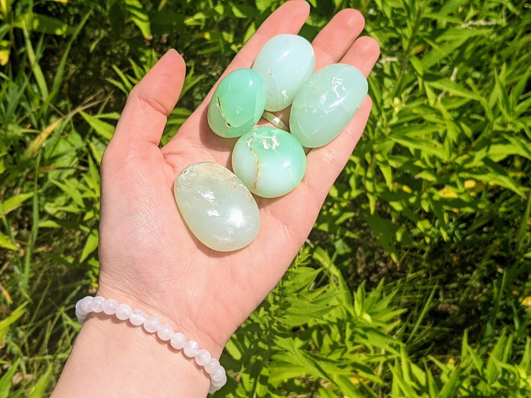 AAA Chrysoprase Tumbled Stones - Etsy