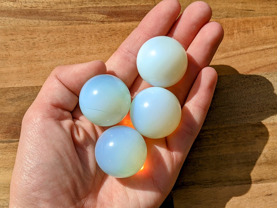 Gorgeous 30mm Opalite Spheres - Etsy