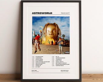 Travis Scott Astroworld Album Poster - Etsy