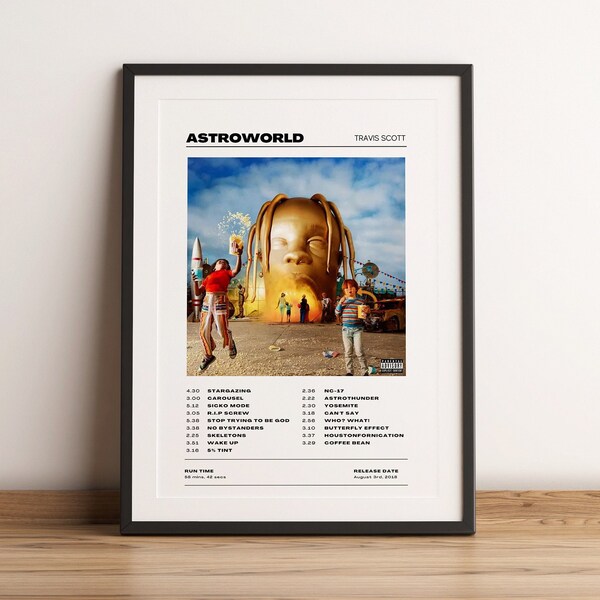Album Cover Posters Astroworld - Etsy
