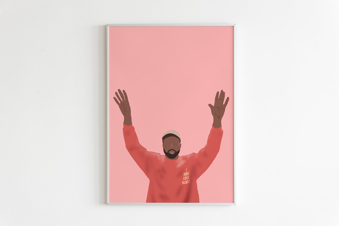 Kanye West Inspired Poster A3 / A4 / A5 Digital Print / - Etsy