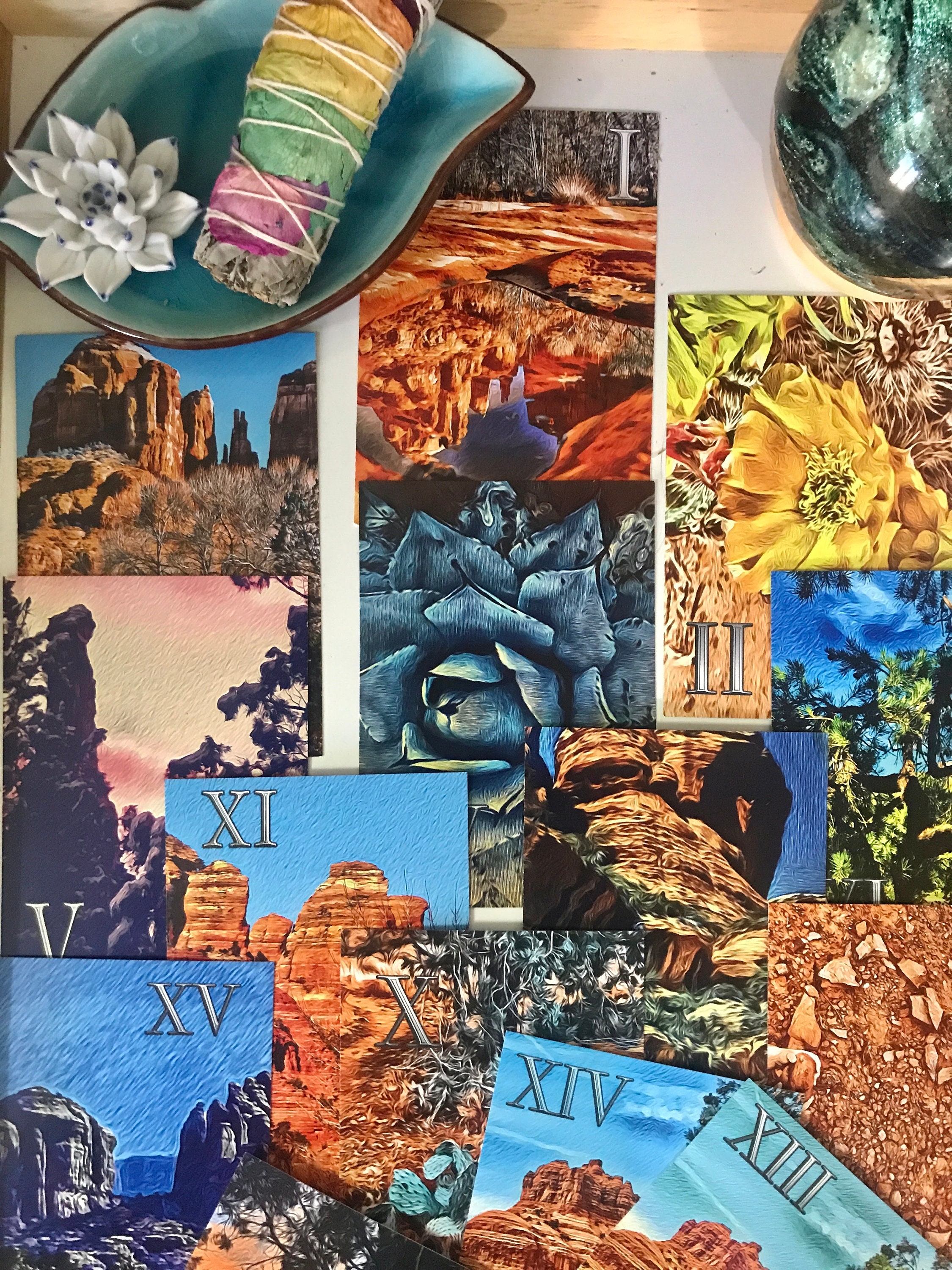 Sedona Stone Oracle Deck for Divination & Meditation - Etsy