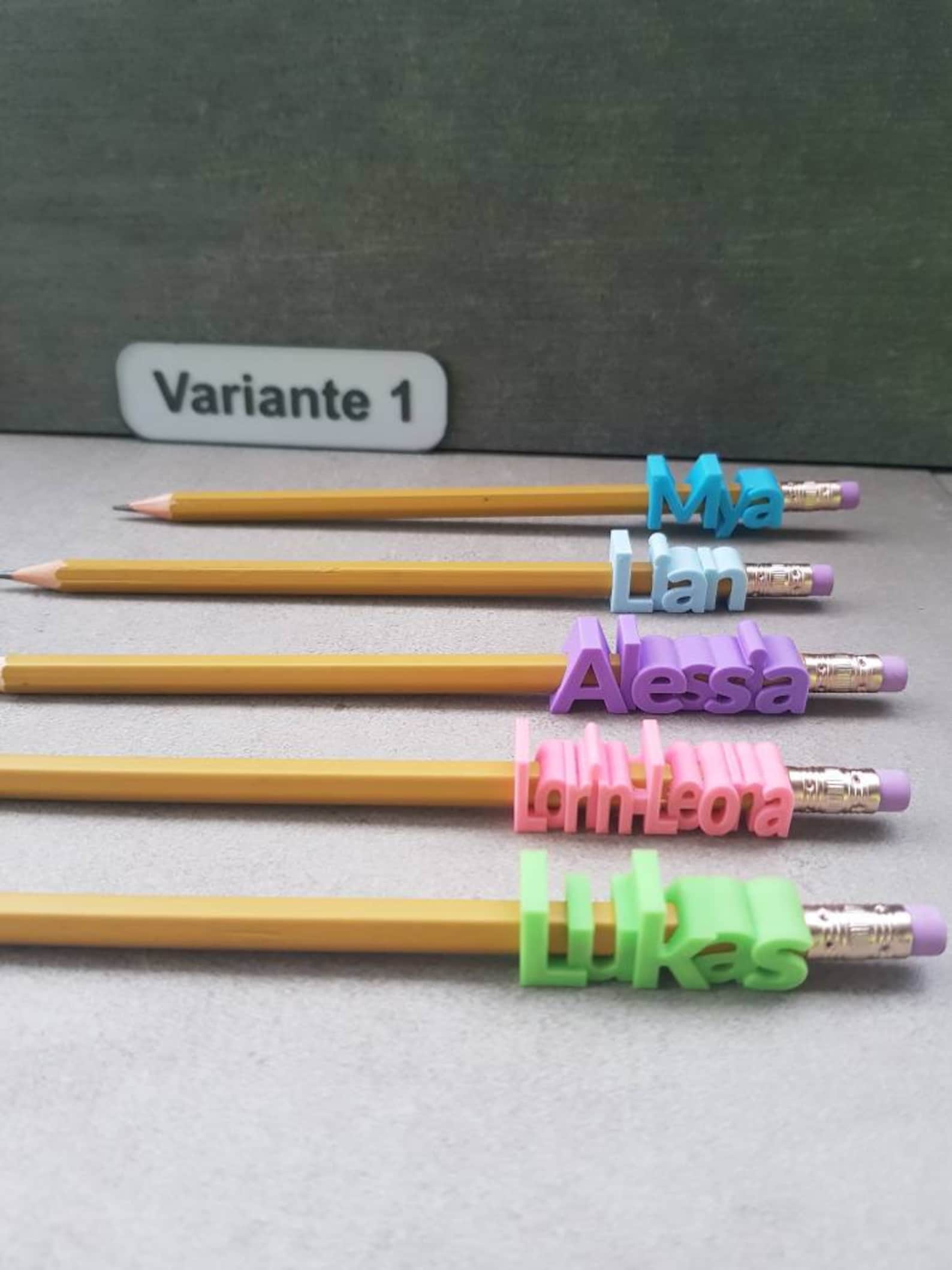 Personalized Pens With Removable Names, for Left-handed and Right ...