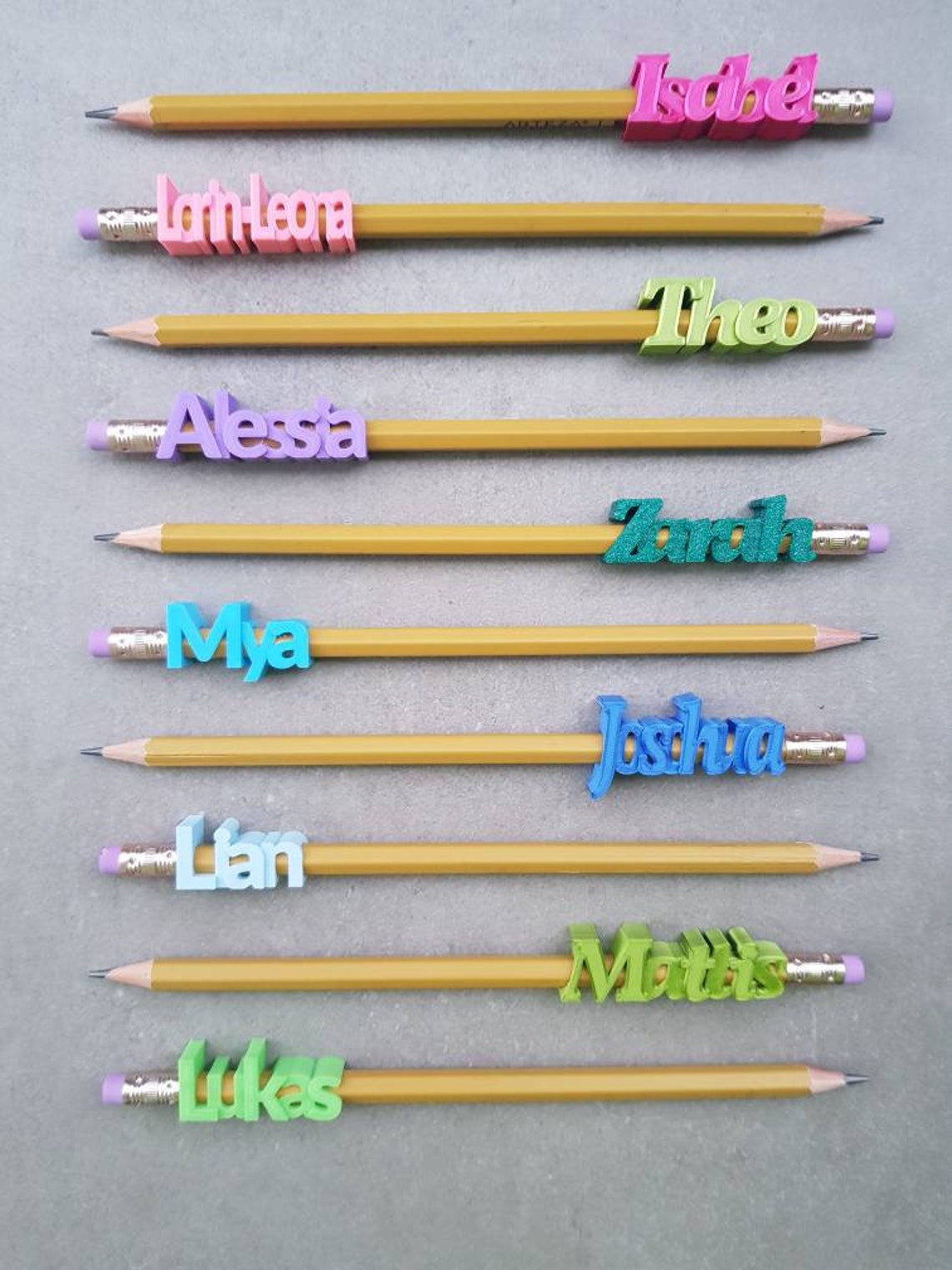 Personalized Pens With Removable Names Left-handed and - Etsy