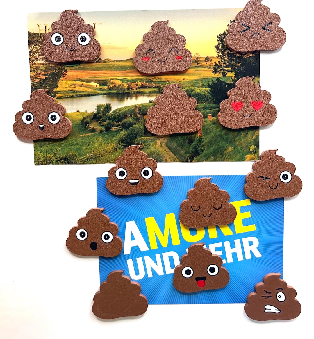 Fridge Magnet, Poop, Magnets for Fridge or Whiteboard, Funny Magnets ...