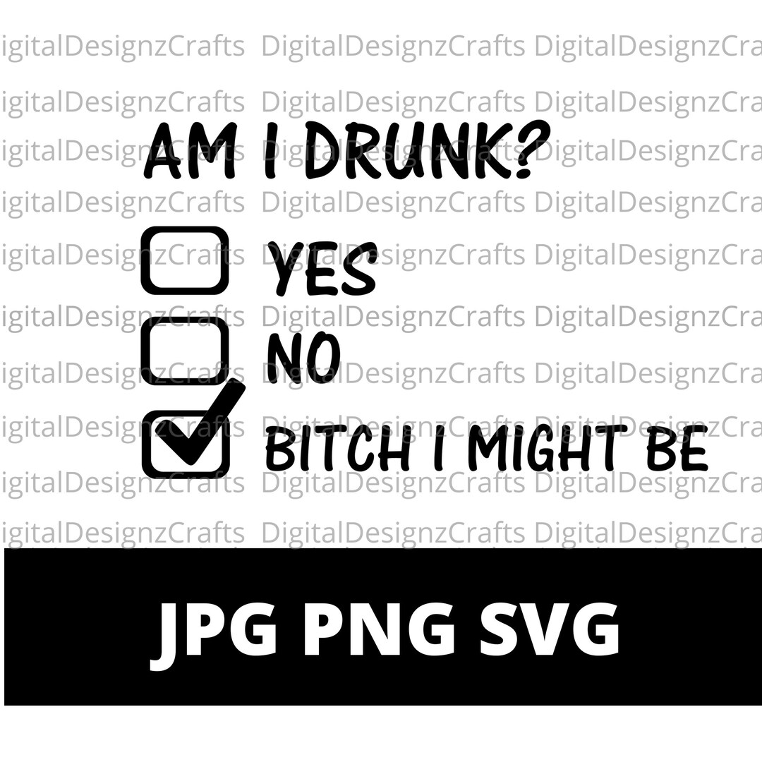 Am I Drunk Alcohol Party Time Game Night Shots SVG Clip - Etsy