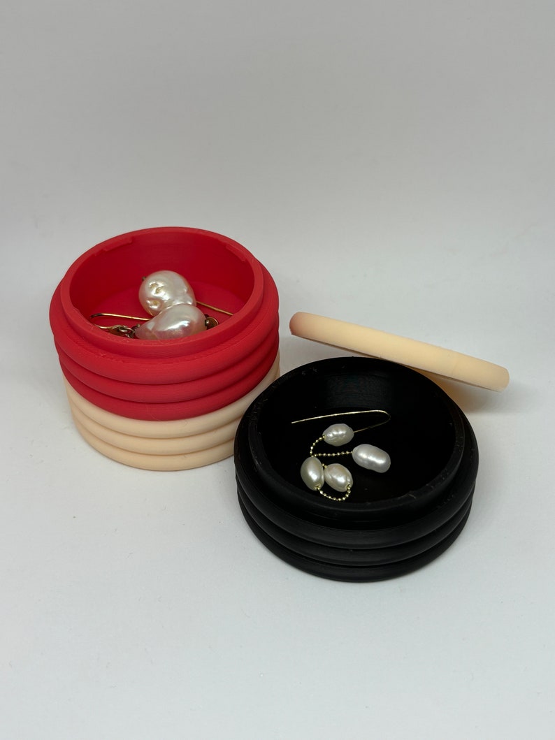 Customizable 3D Printed Modular Jewelry Box Personalized Storage ...