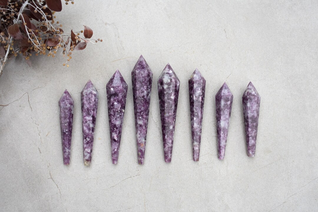 Purple Mica Small Crystal Scepters / Wands - Etsy Australia