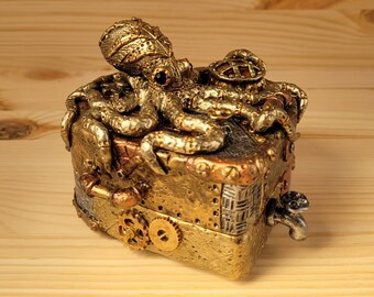 Steampunk Treasure Box - Etsy