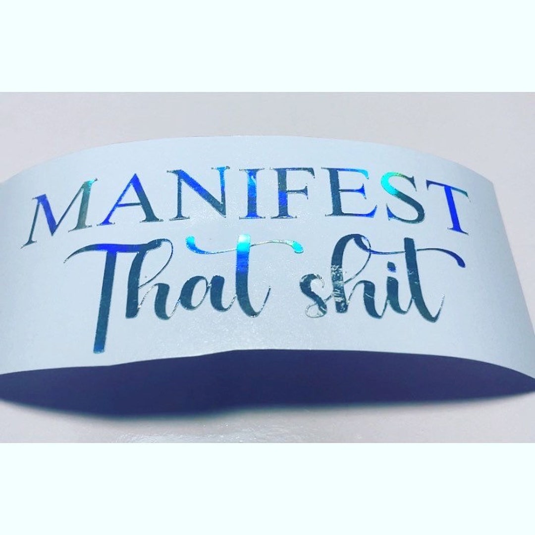 Manifest Vinyl Decal Stickers Labels Manifestation Decals Wedding Wall ...
