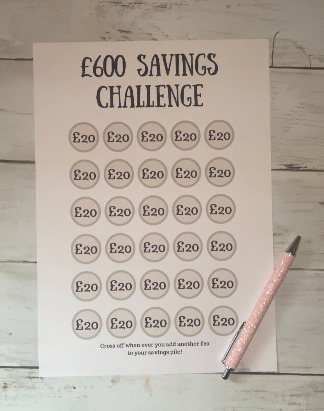 Printable Digital Savings Challenge, Save Money Challenge, Big Saving ...