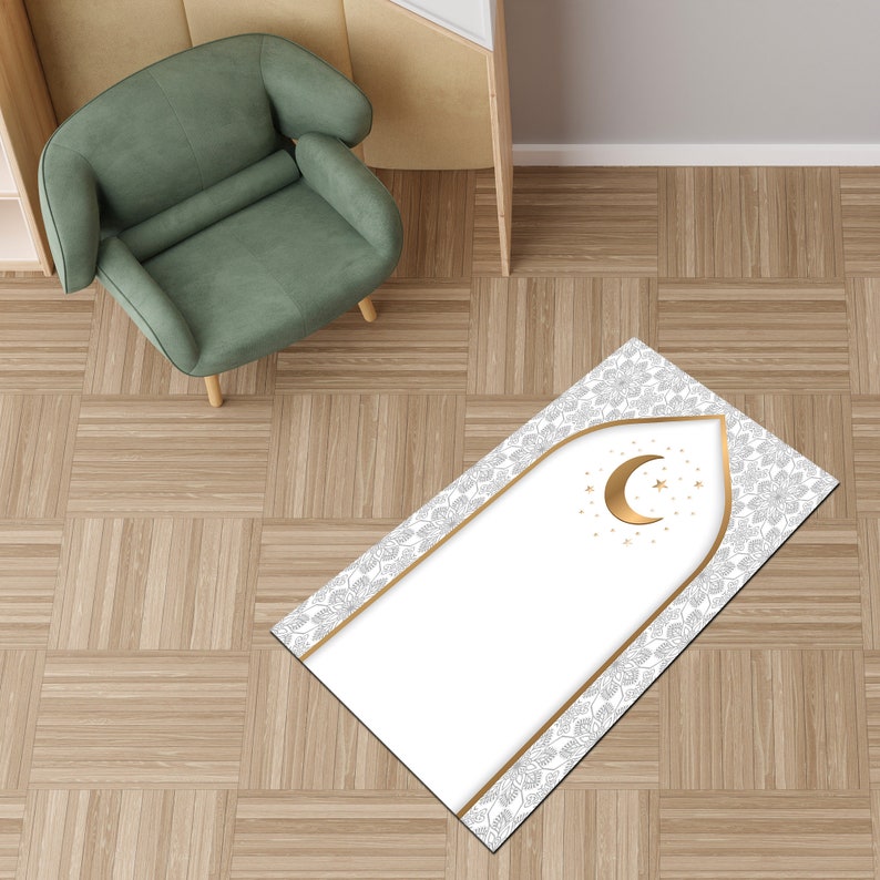 Personalized Prayer Mat Islamic Modern Rug Non-slip Design - Etsy