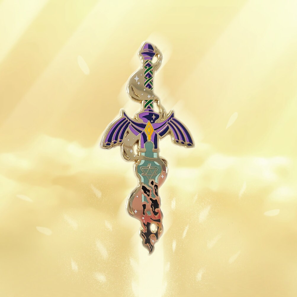 Decayed Master Sword Pin - Etsy