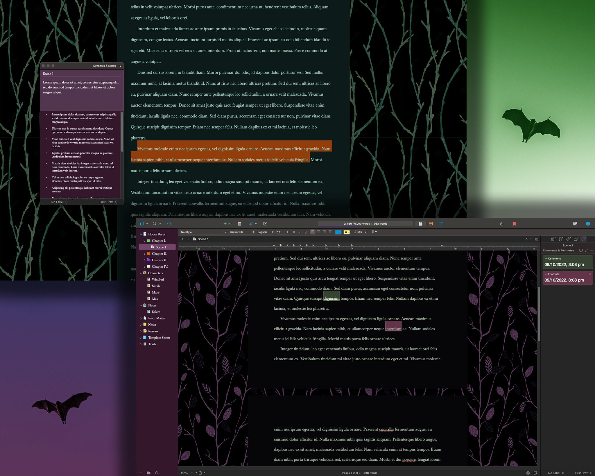 Witch's Brew Scrivener Theme for Mac & Windows (dark Mode) - Etsy